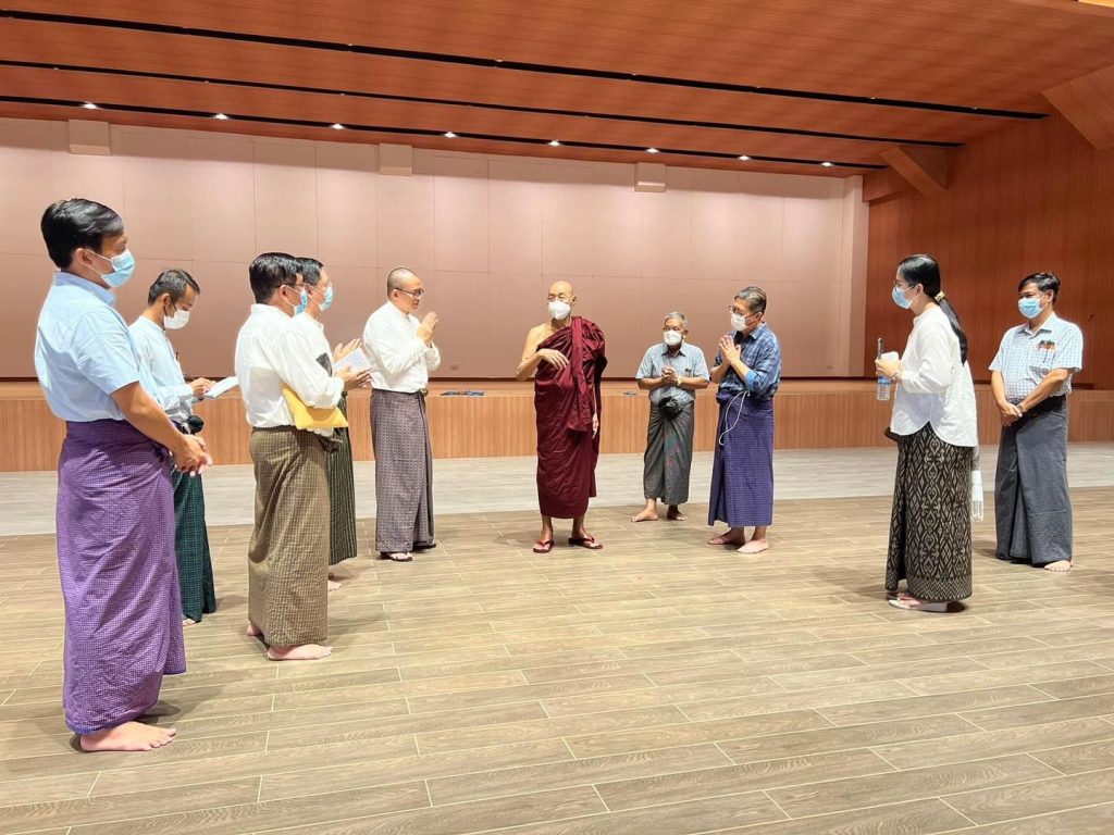 ဒေါက်တာ အရှင်နန္ဒမာလာ ဘိဝံသ ယနေ့ ၂၇ ၁၁ ၂၀၂၂ ပညာဘူမိတက္ကသိုလ်အတွင်းရှိ