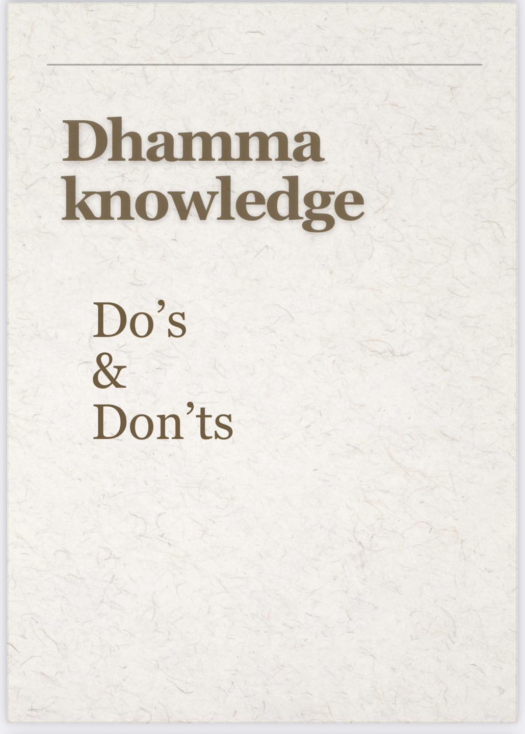 ဒေါက်တာ အရှင်နန္ဒမာလာ ဘိဝံသ | “Gems of Wisdom” Dhamma Knowledge